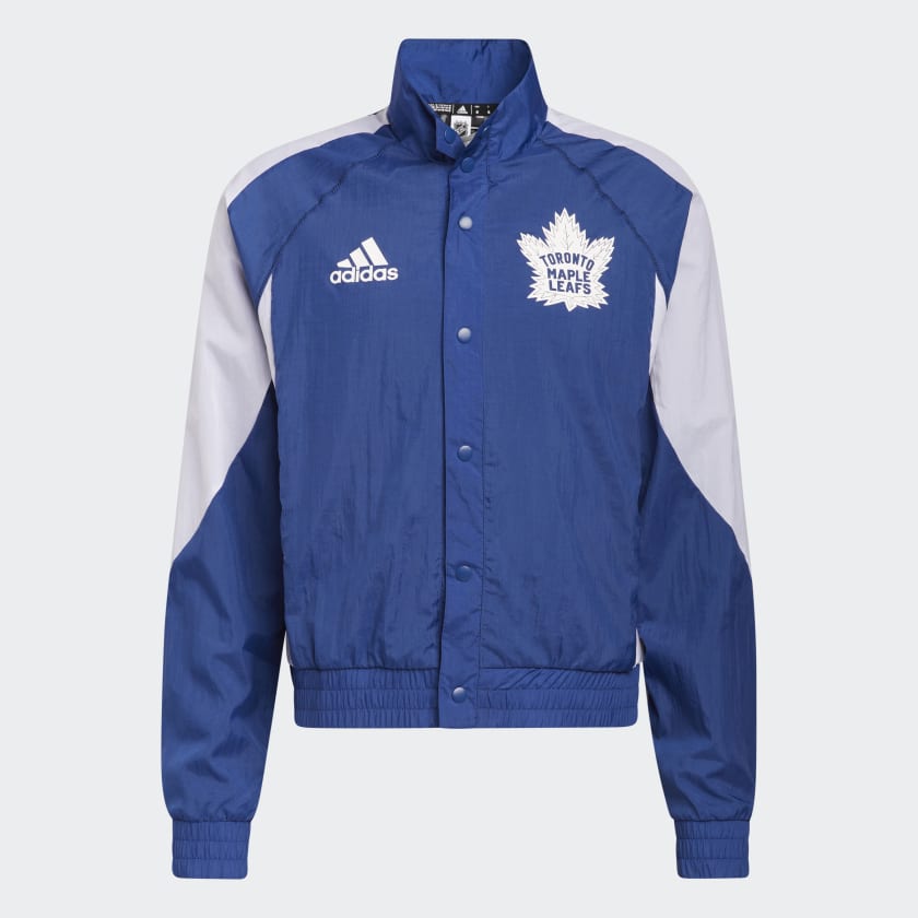 adidas Maple Leafs Reverse Retro Jacket - Blue | Free Shipping with ...