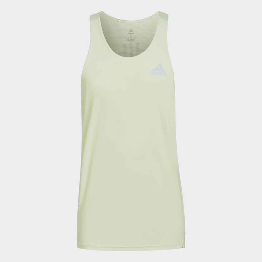 adidas Own the Run Singlet - Green | adidas UK