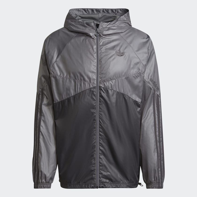 adidas SPRT Blocked Windbreaker - Grey | Free Shipping with adiClub ...