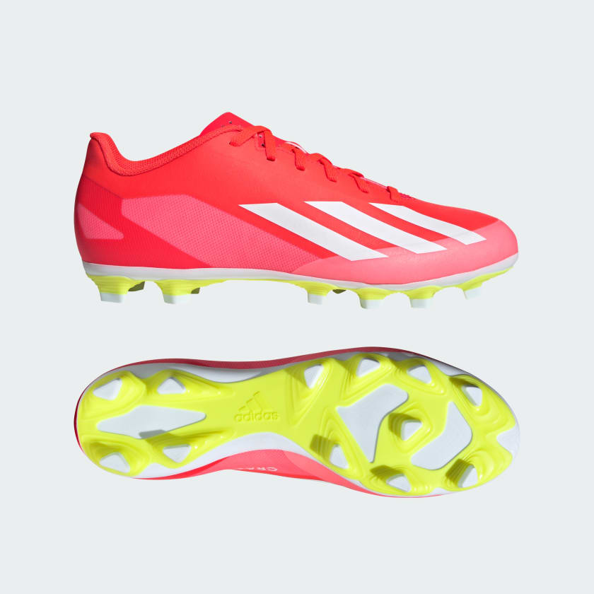 adidas X Crazyfast Club Flexible Ground Boots - Red | adidas Australia
