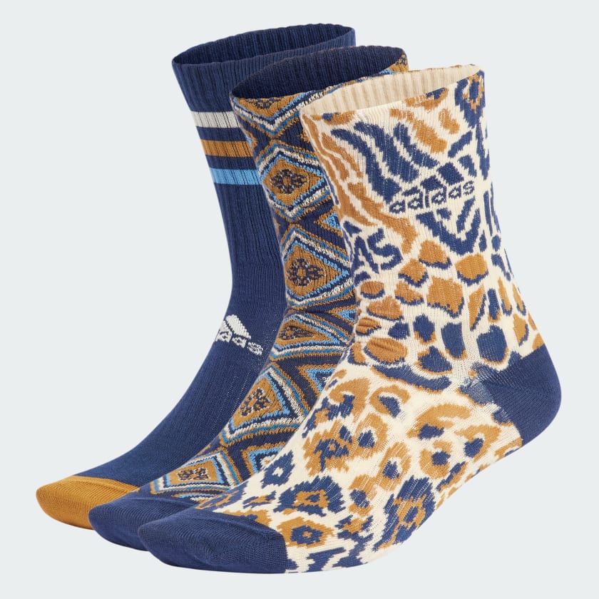 Meias adidas FARM Rio 3 Pares Crew - Multicores adidas | adidas Brasil