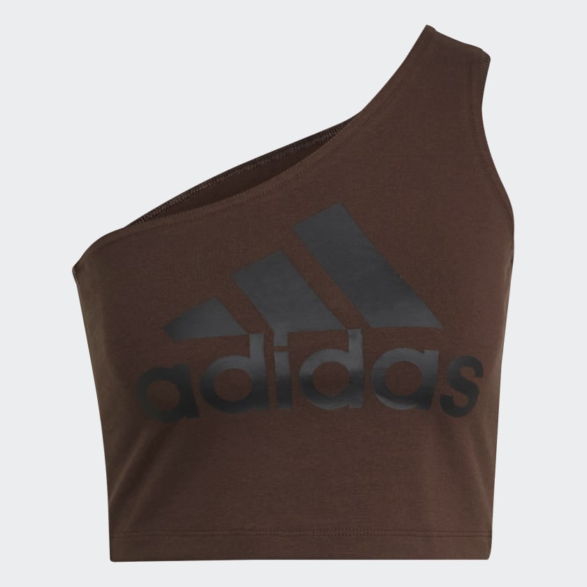 adidas Future Icons Badge of Sport Tank Top - Brown | adidas Australia