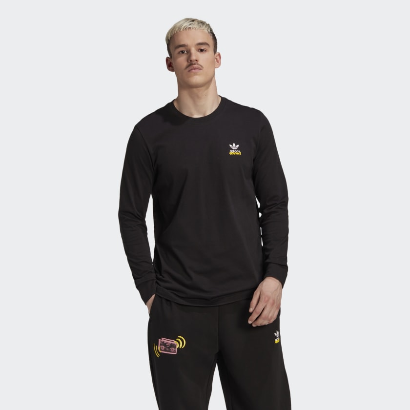 adidas Graphics Unite Long Sleeve Tee - Black | Men's Lifestyle | adidas US