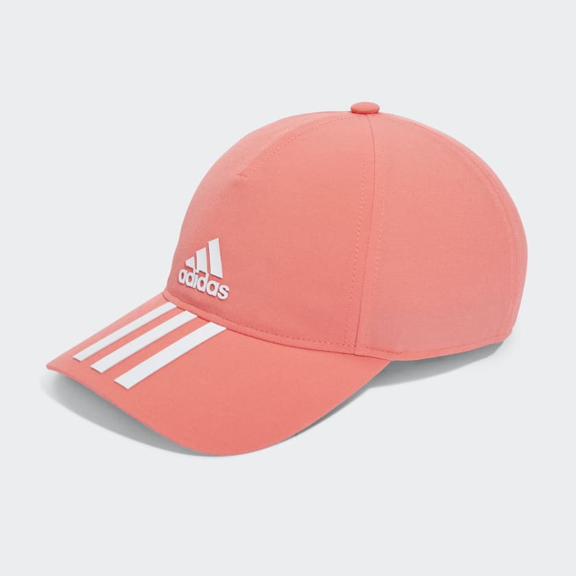 adidas AEROREADY 3-Stripes Baseball Cap - Red | adidas UK