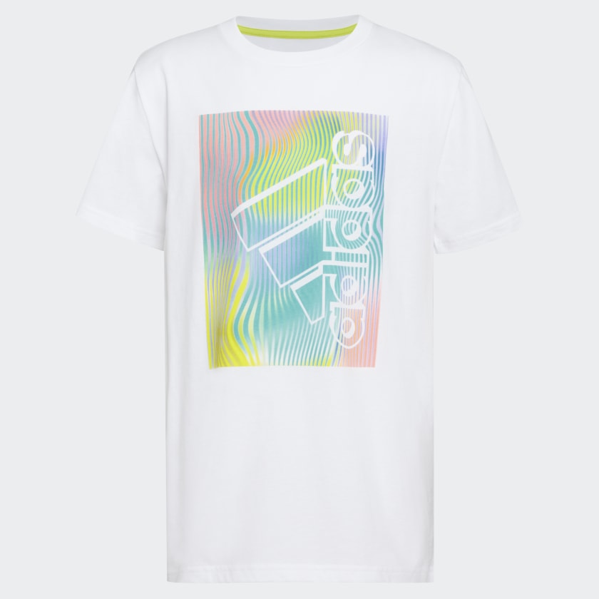 adidas Solar Gradient Tee - White | Kids' Training | adidas US
