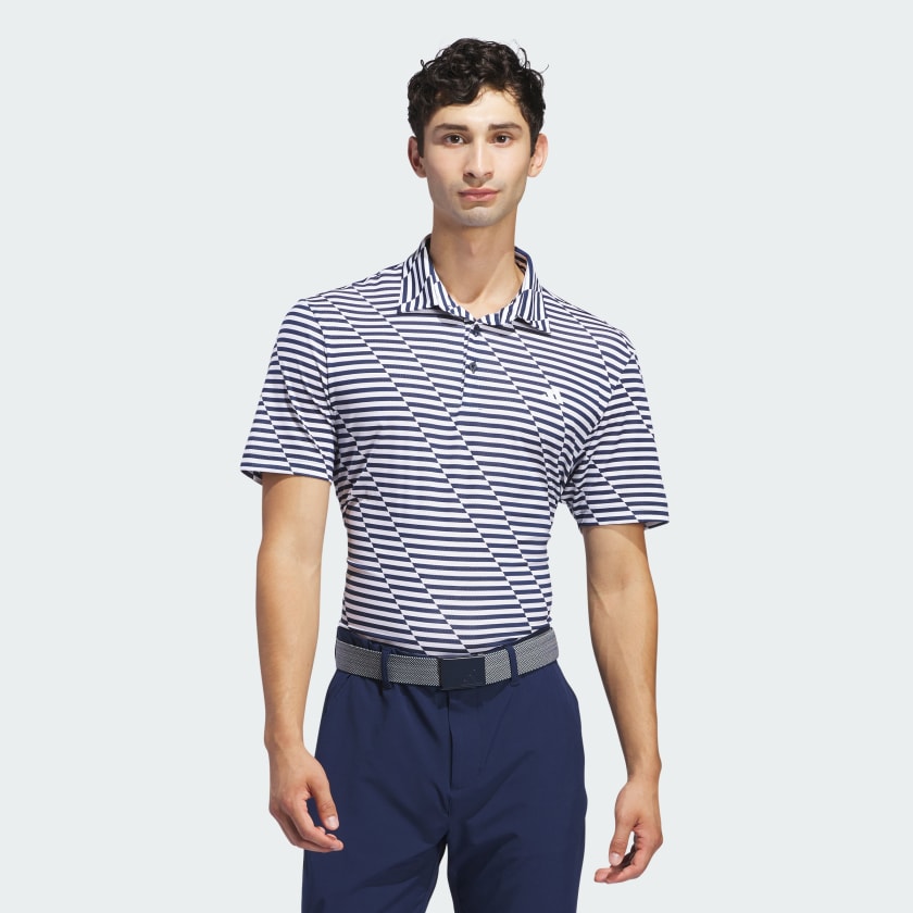 adidas Ultimate365 Mesh Print Polo - Blue | adidas Australia