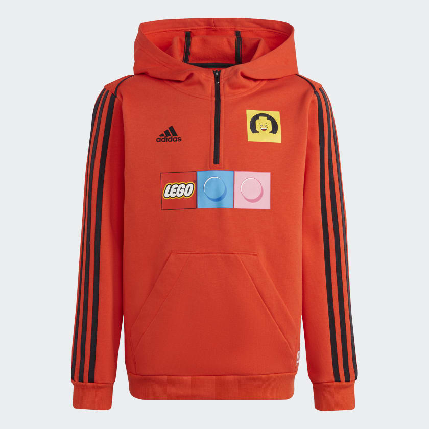 adidas x LEGO® Hooded Sweatshirt - Orange | adidas Australia