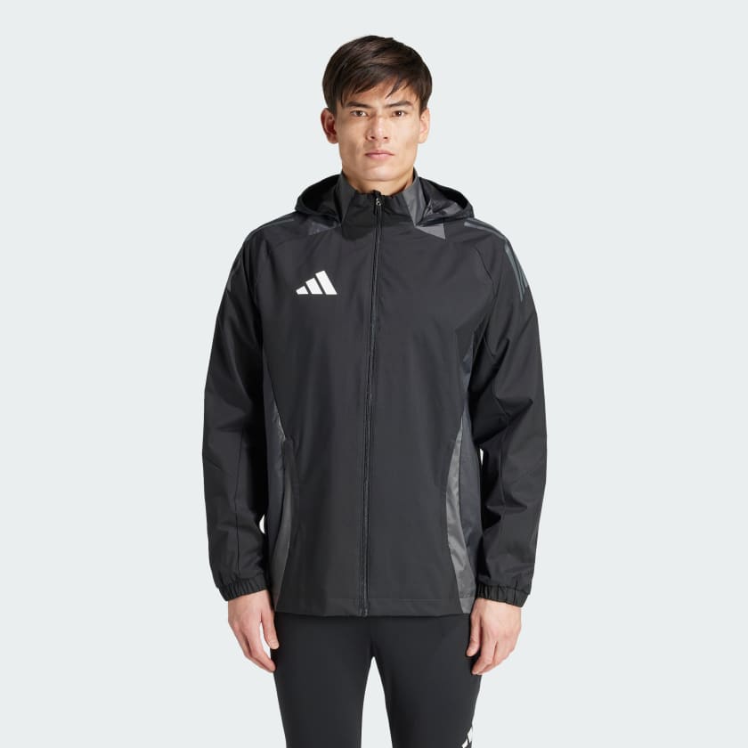 adidas Tiro 24 Competition All-Weather Jacket - Black | Free Shipping ...