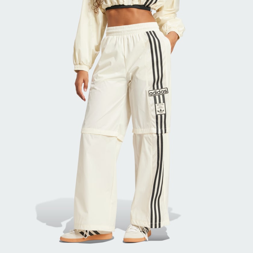 adidas Adibreak Woven Two-In-One Track Pants - White | adidas Australia