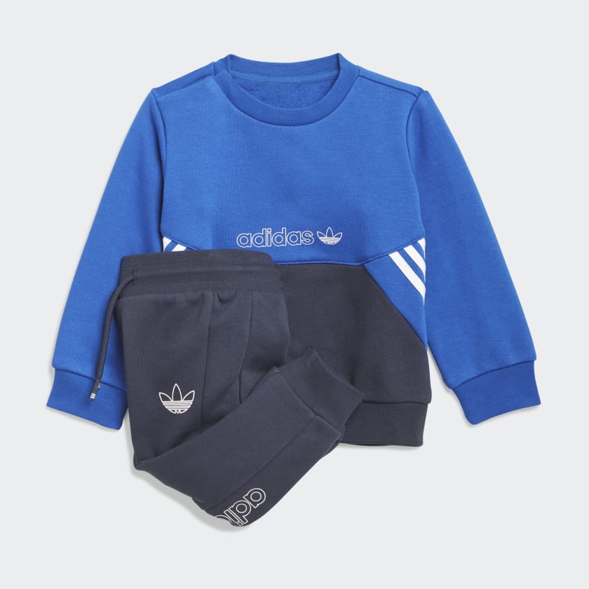 adidas SPRT Collection Crew Set - Blue | adidas Australia