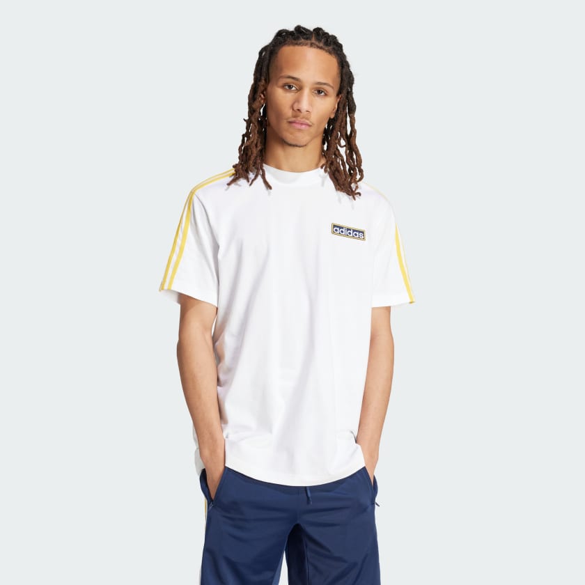 adidas Adicolor Adibreak Tee - White | adidas Australia