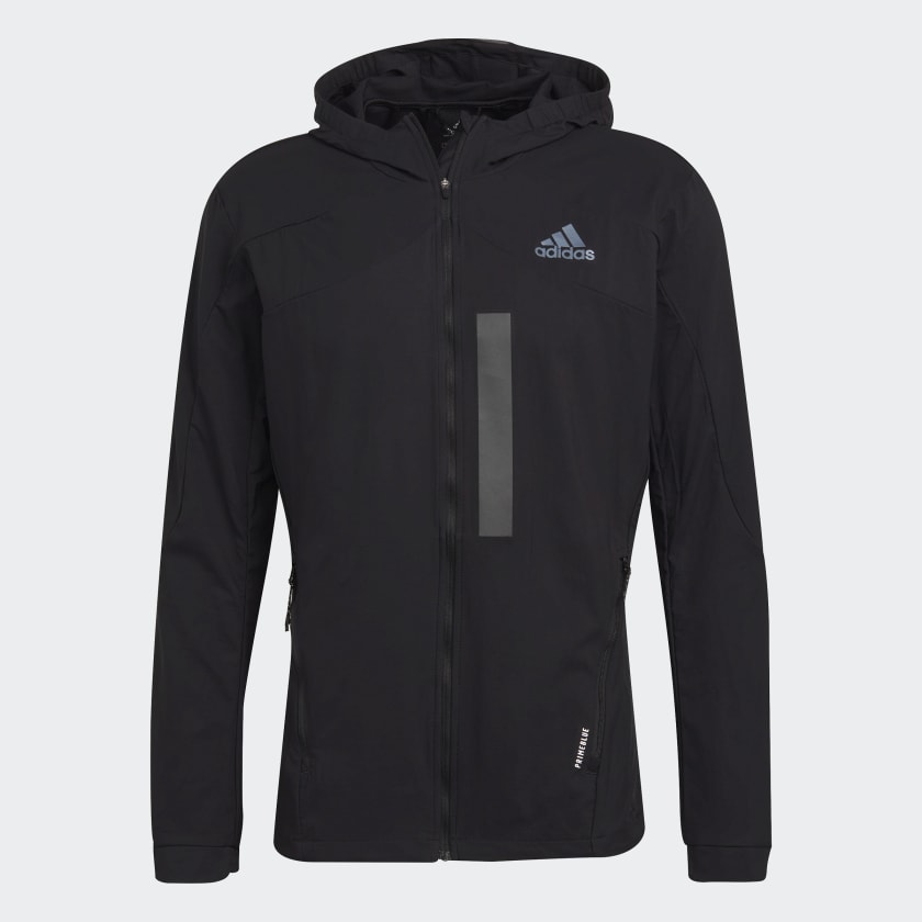 adidas Marathon Translucent Running Jacket - Black | Men's Running ...