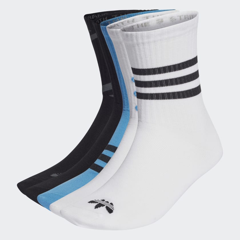 adidas Graphic Crew Socks 5 Pairs - White | adidas Australia