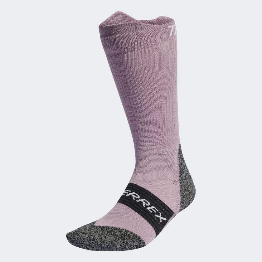 adidas Terrex COLD.RDY Crew Wool Socks - Purple | Free Shipping with ...