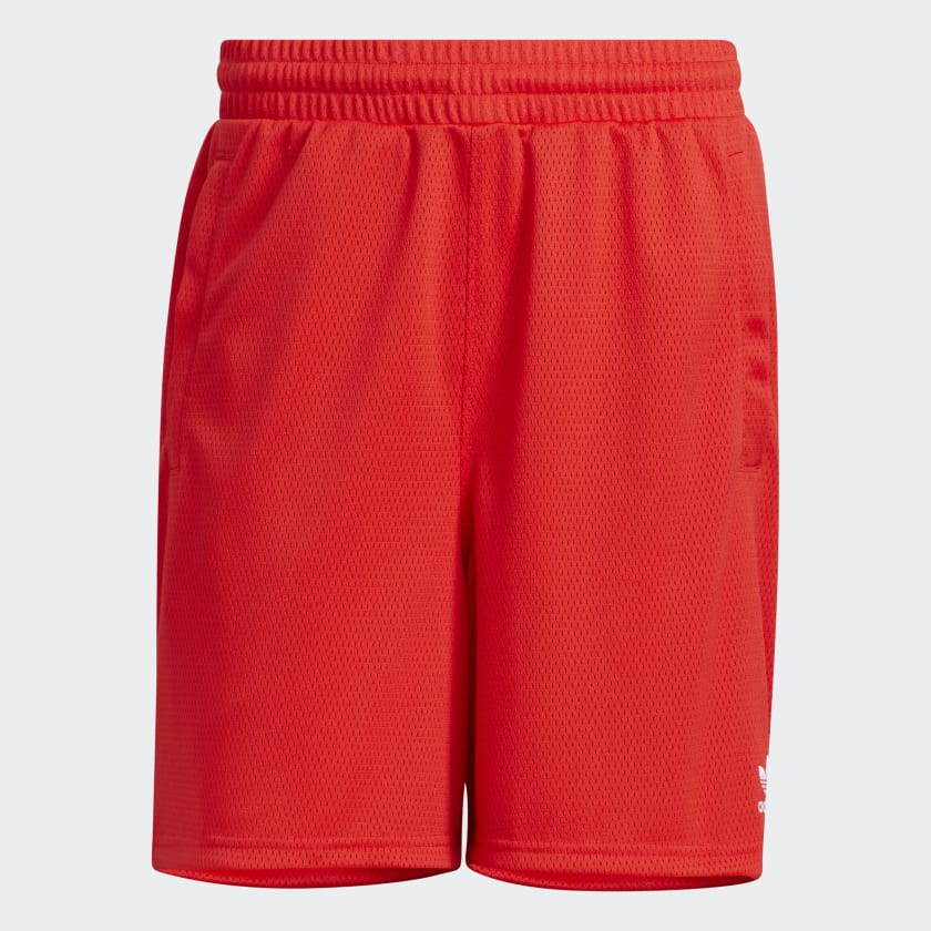 adidas Essentials Mesh Shorts - Red | Free Shipping with adiClub ...