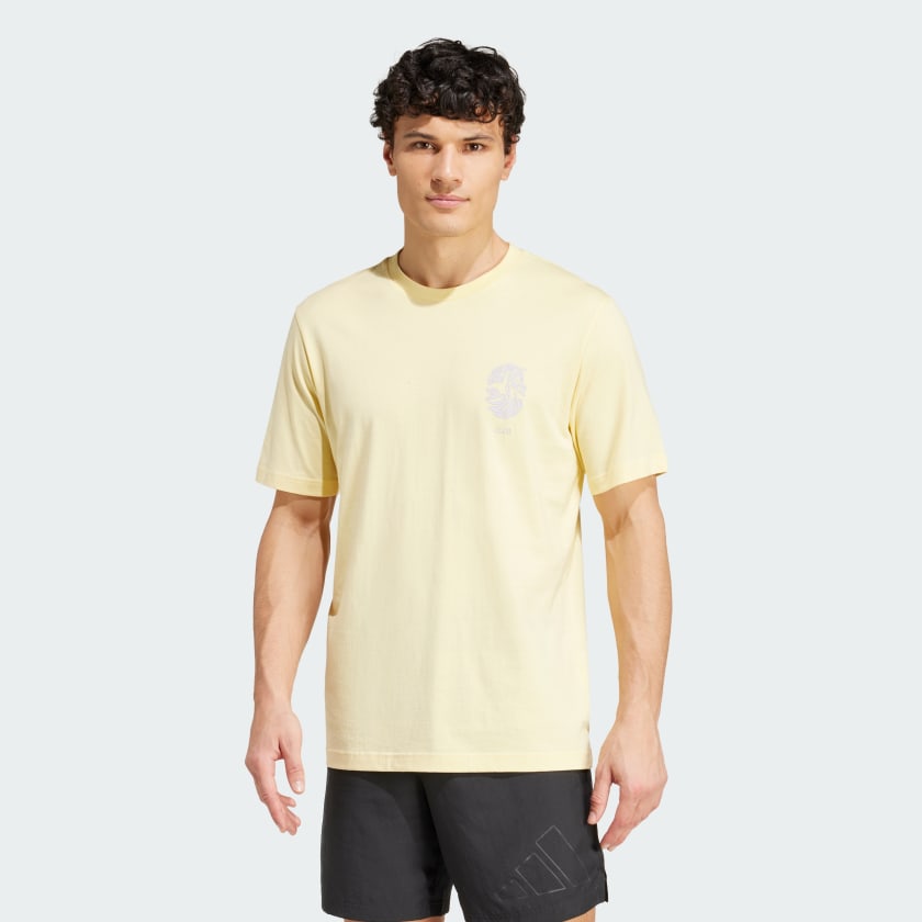 Camiseta Estampada Yoga Energized Sould Club - Amarelo adidas | adidas ...