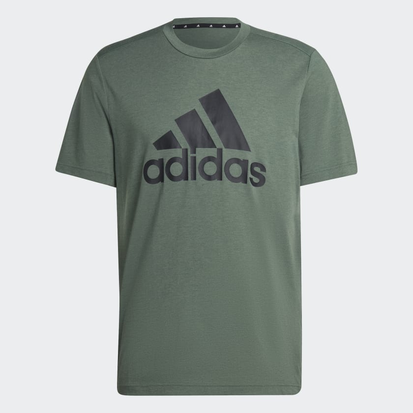 adidas AEROREADY Designed 2 Move Feelready Sport Logo Tee - Green ...