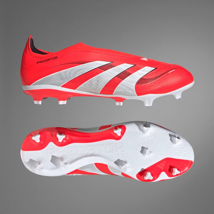 adidas Predator League Laceless Firm/Multi-Ground Boots - Red | adidas UK