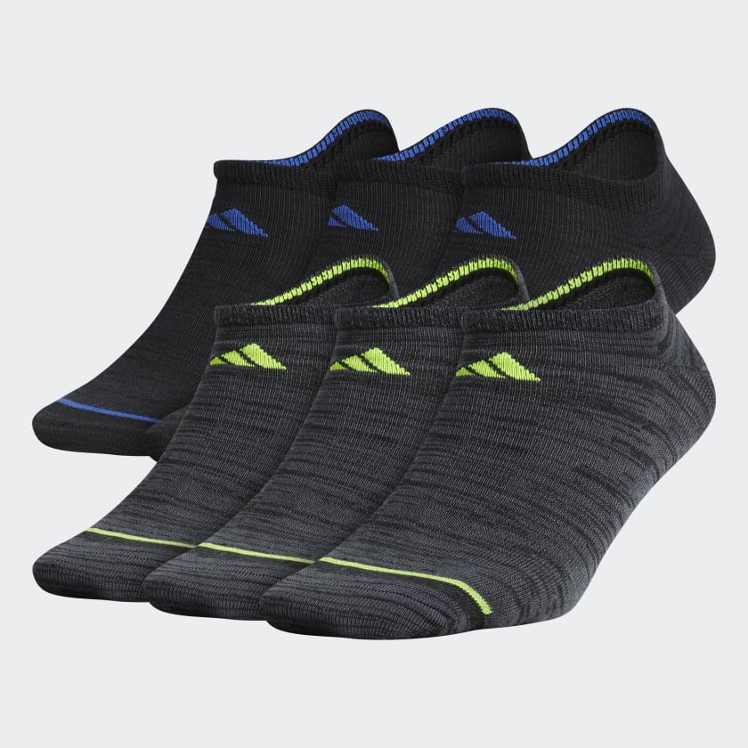 adidas Superlite No-Show Socks 6 Pairs - Multicolor | Free Shipping ...