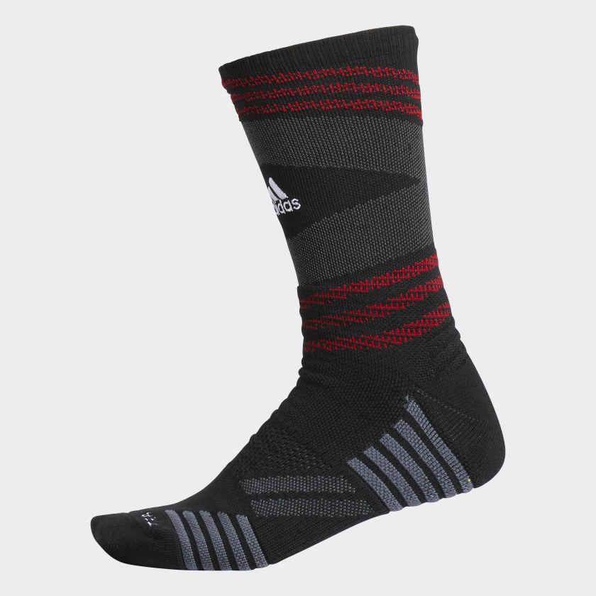 adidas Speed Mesh Team Crew Socks - Black | CI0725 | adidas US