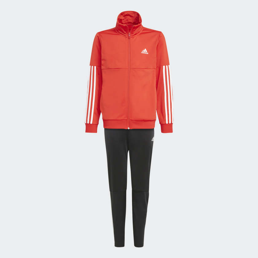 Adidas 3 Streifen Team Trainingsanzug Rot Adidas Deutschland