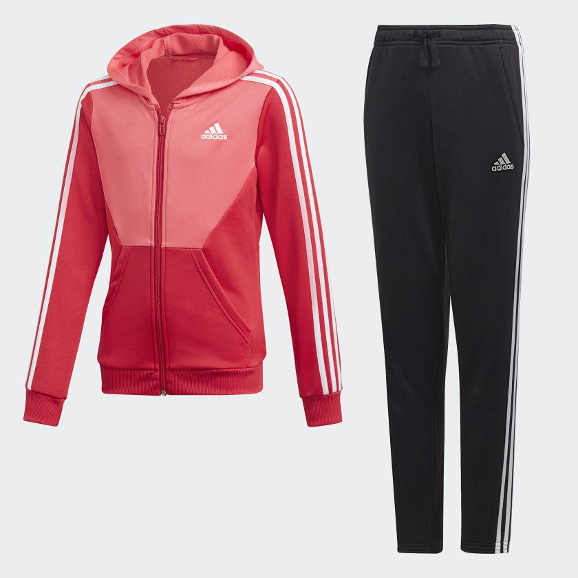 Adidas Hooded Trainingsanzug Rosa Adidas Deutschland