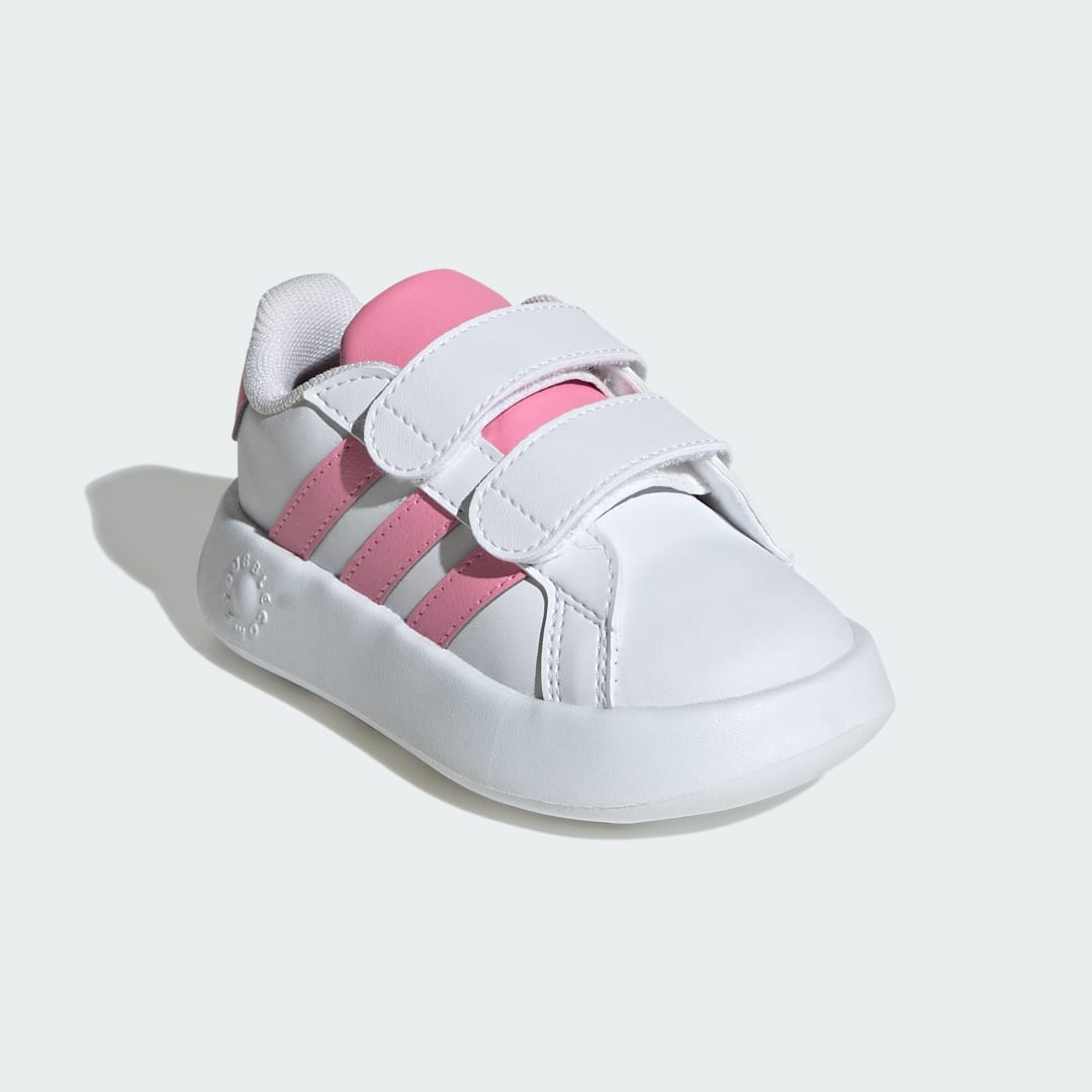 Adidas Grand Court 2.0 Kids Cloud White / Bliss Pink / Core Black ...