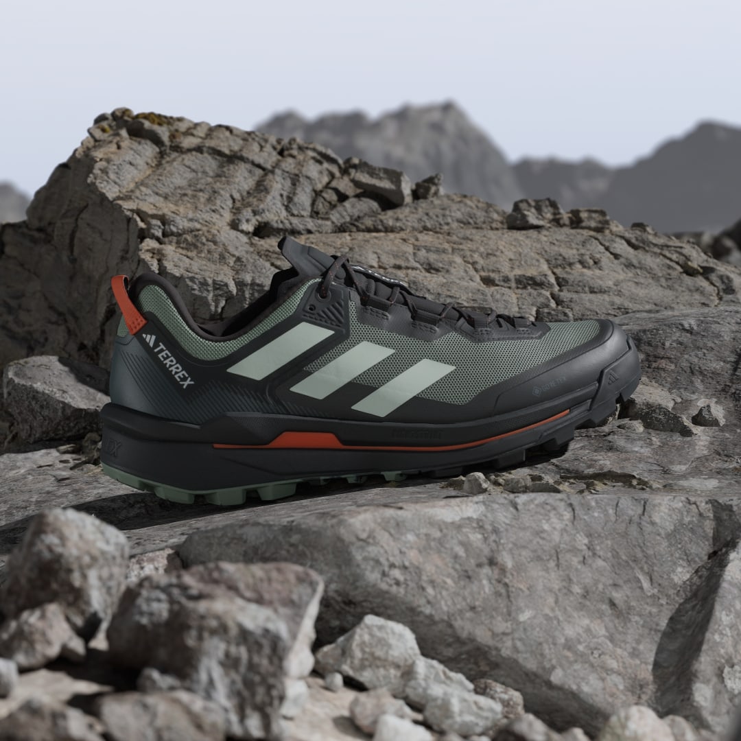 Adidas Terrex Skychaser Tech Gore-tex Hiking Core Black / Linen Green ...