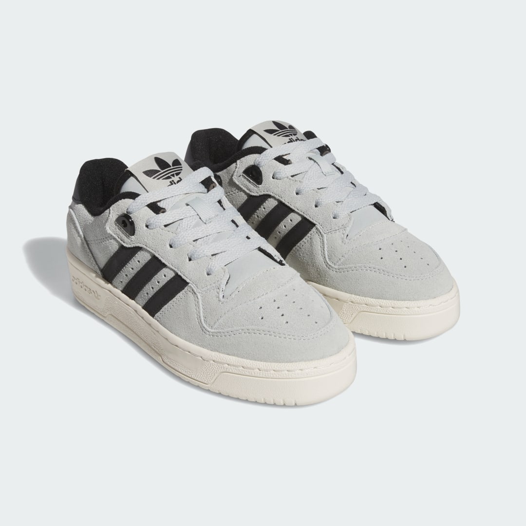 Adidas Rivalry Low Kids Wonder Silver / Core Black / Off White ...