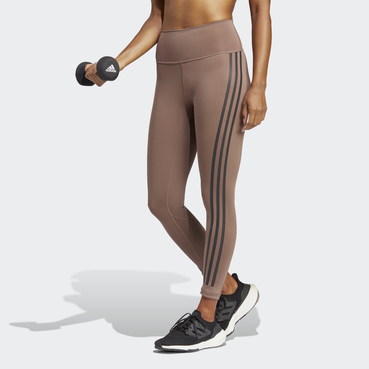 Adidas Optime Train Icons 3-Stripes 7/8 Leggings - HR9596