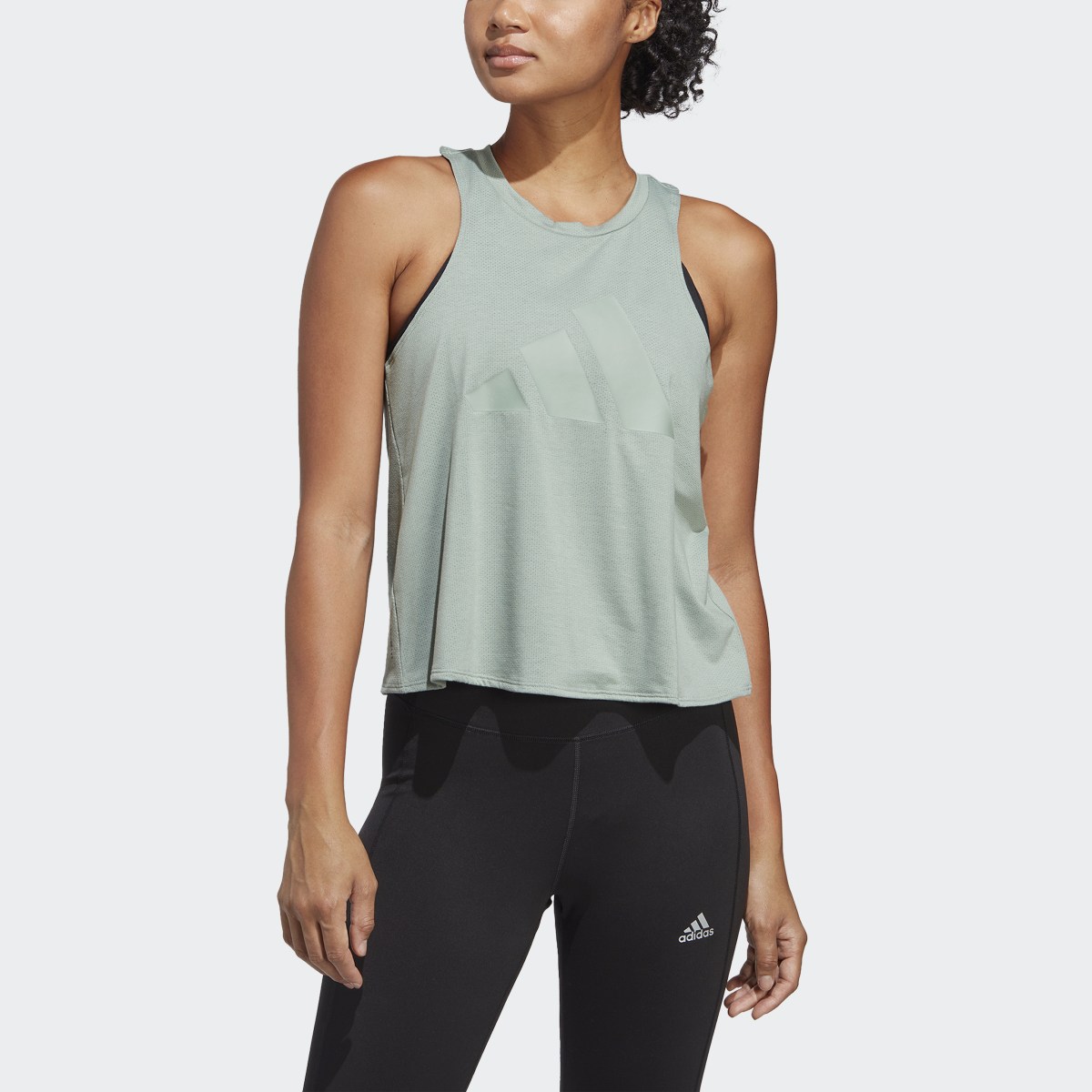 Adidas Train Icons 3 Bar Logo Tank Top - HS2352