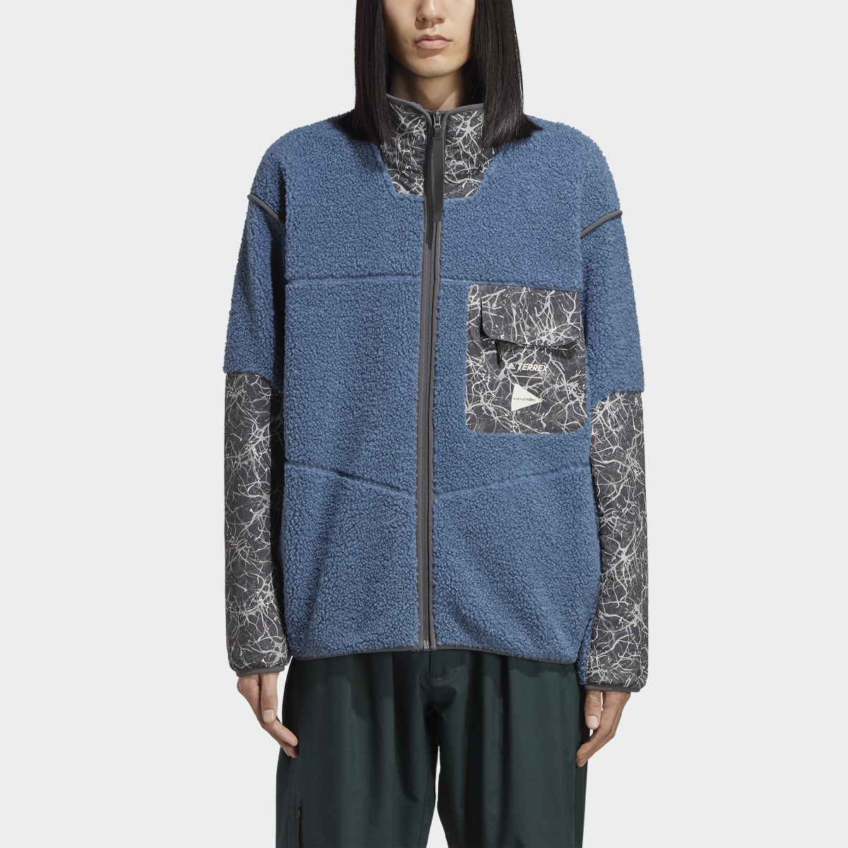 Adidas Terrex x and wander Fleece Jacket - HN6935