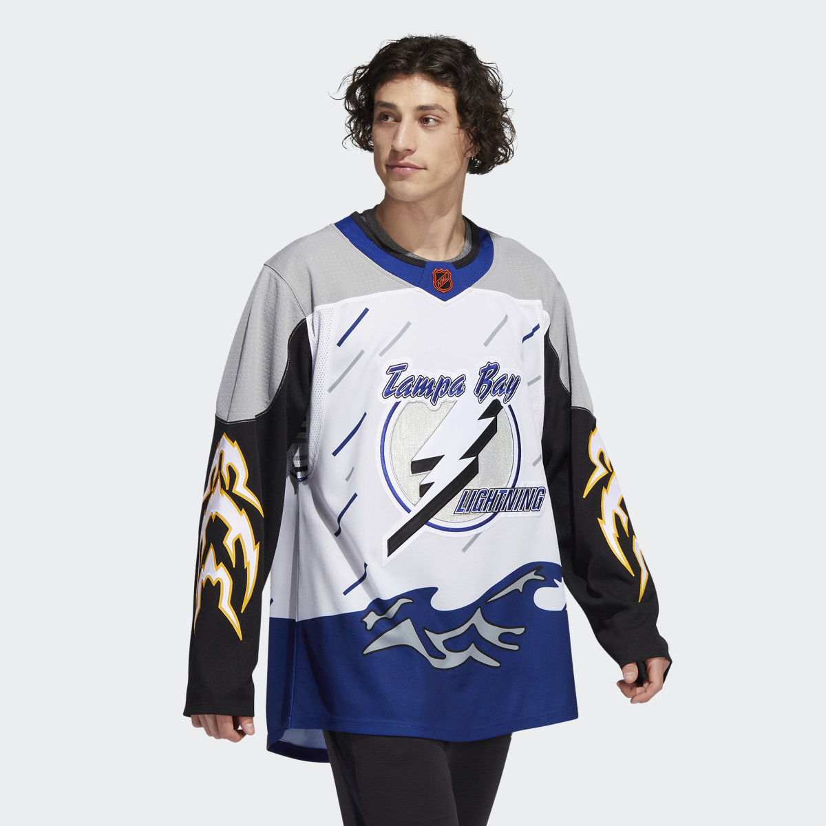 Adidas Lightning Authentic Reverse Retro Wordmark Jersey - HN4089