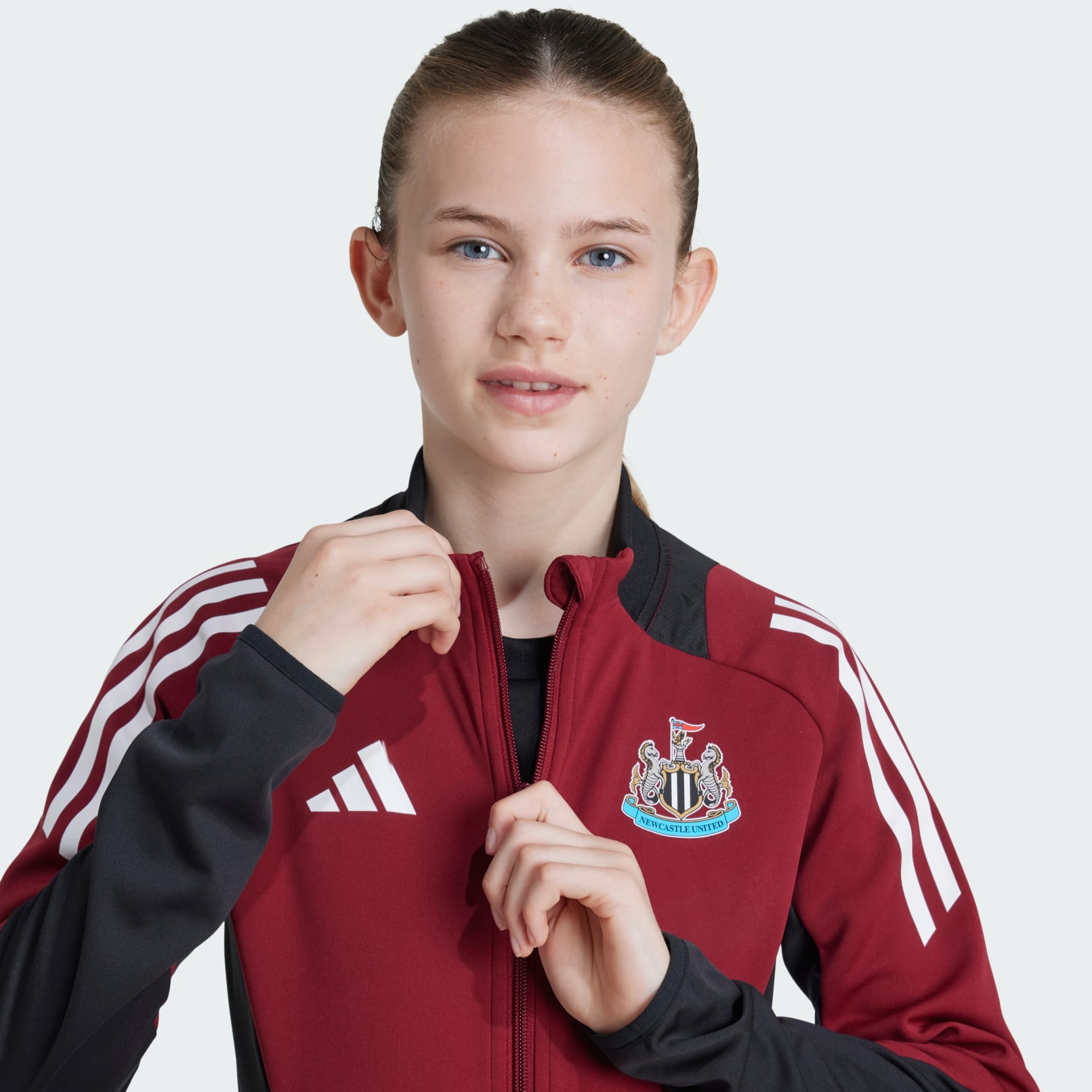 adidas Newcastle United FC Tiro 24 Training Jacket Kids - Burgundy ...