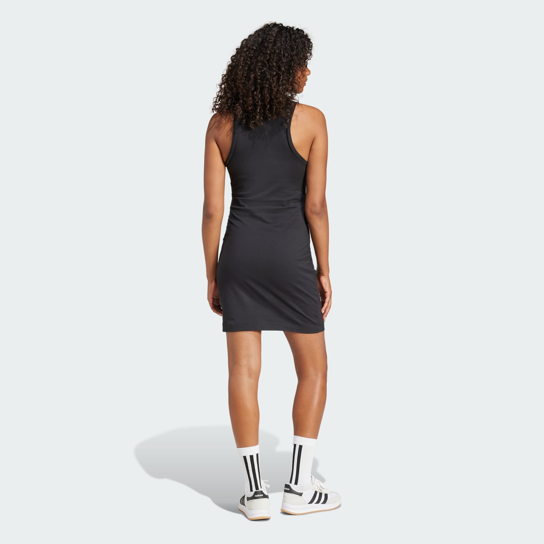 adidas Future Icons Small Logo Dress - Black | adidas UAE