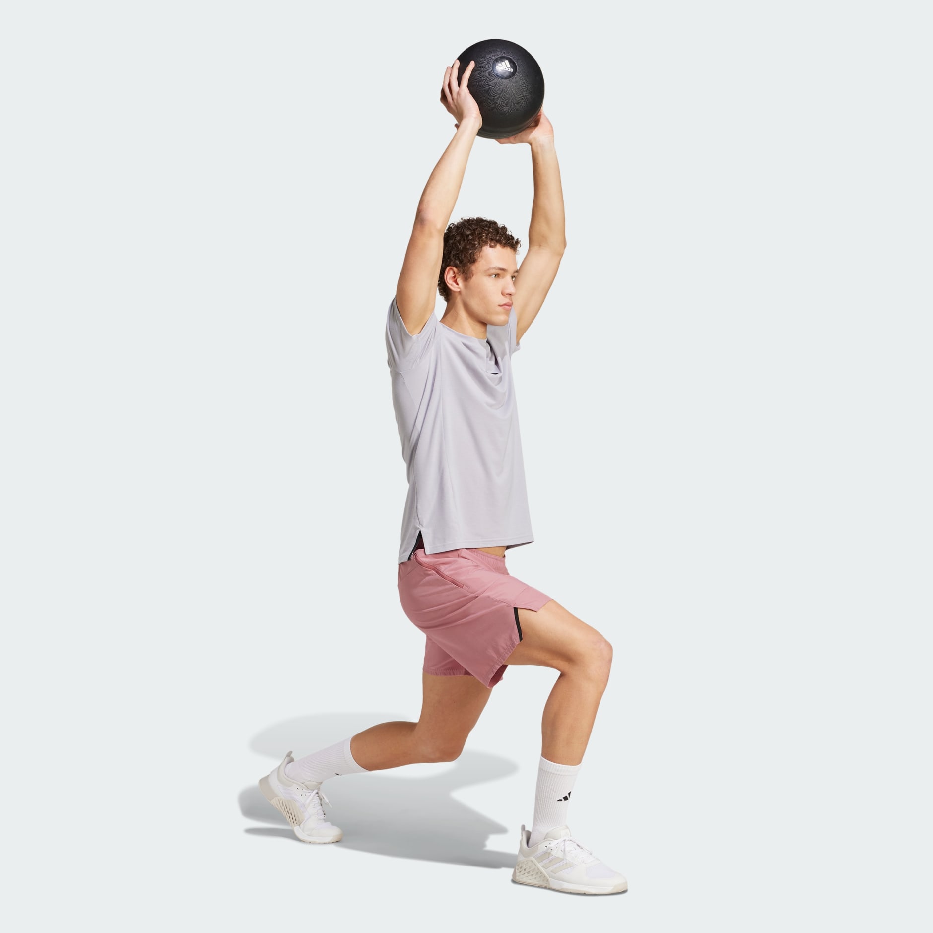 adidas Designed for Training Workout Tee - Grey | adidas UAE