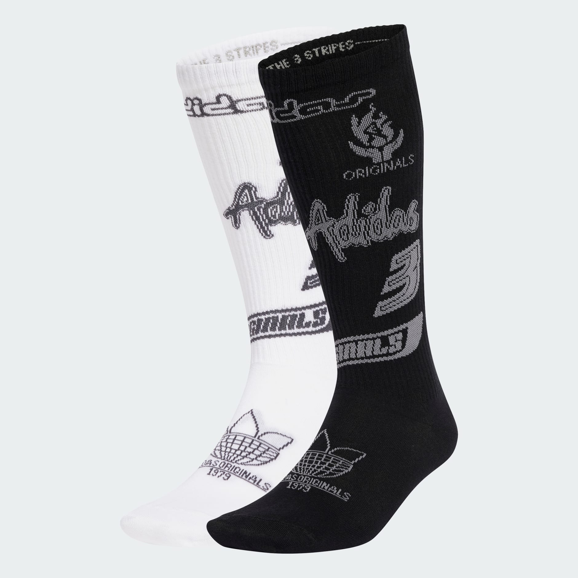 adidas Sponsors High Crew Socks 2 Pairs - Black | adidas UAE