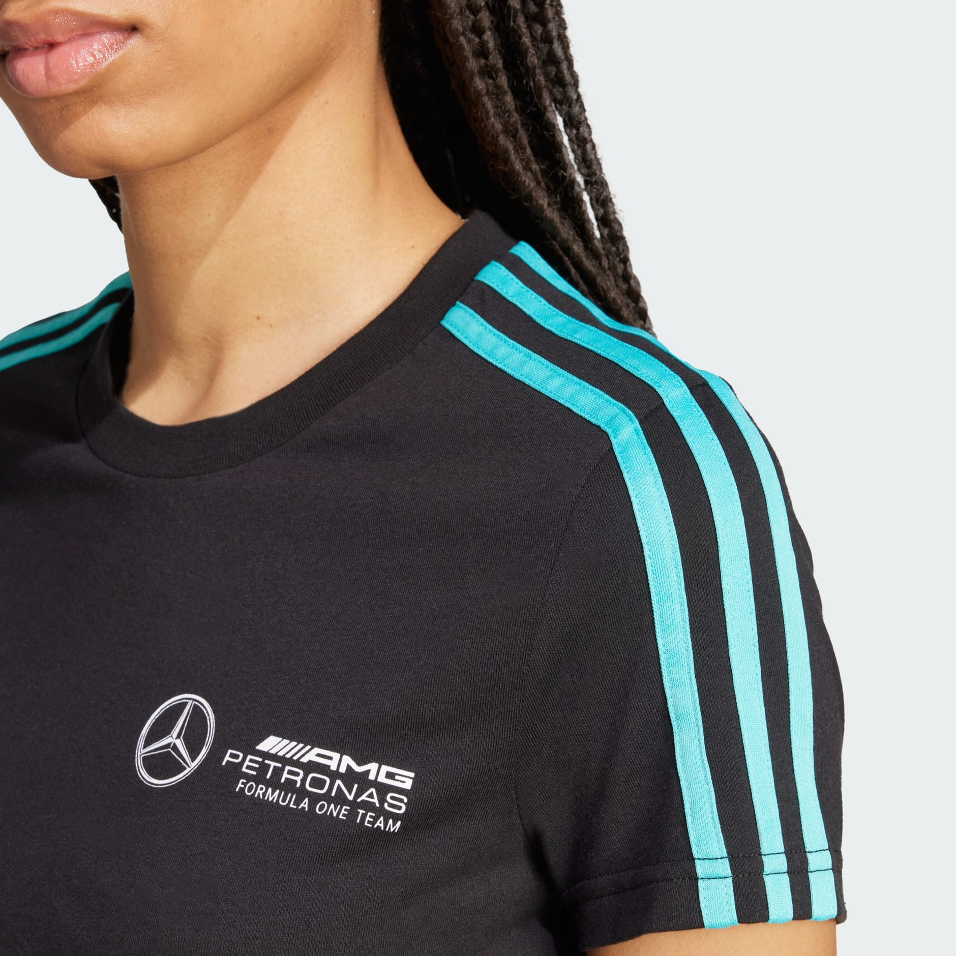 Clothing - Mercedes - AMG Petronas Formula One Team DNA Tee - Black | adidas South Africa