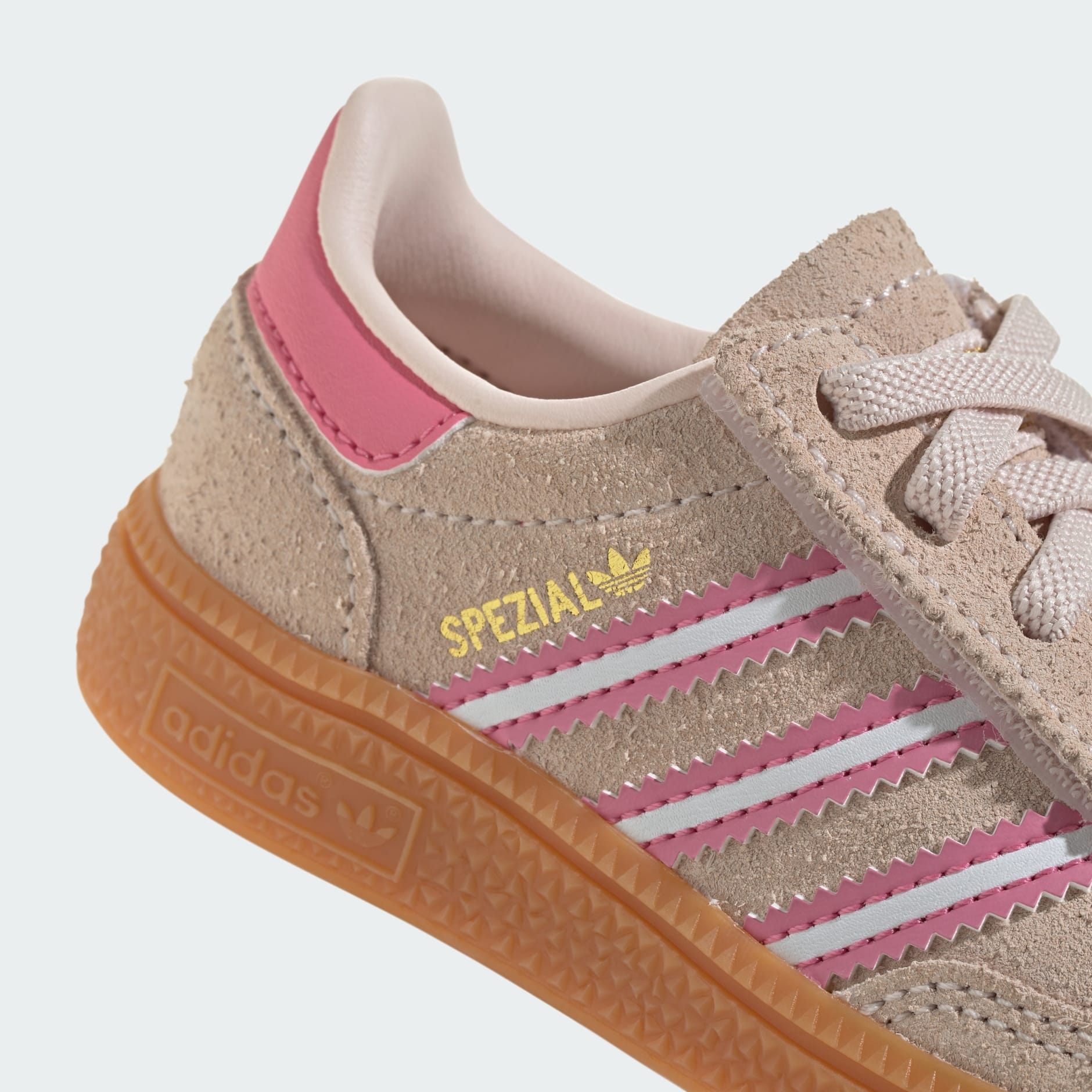 Handball Spezial Comfort Closure Elastic Lace Shoes Kids - Pink ...