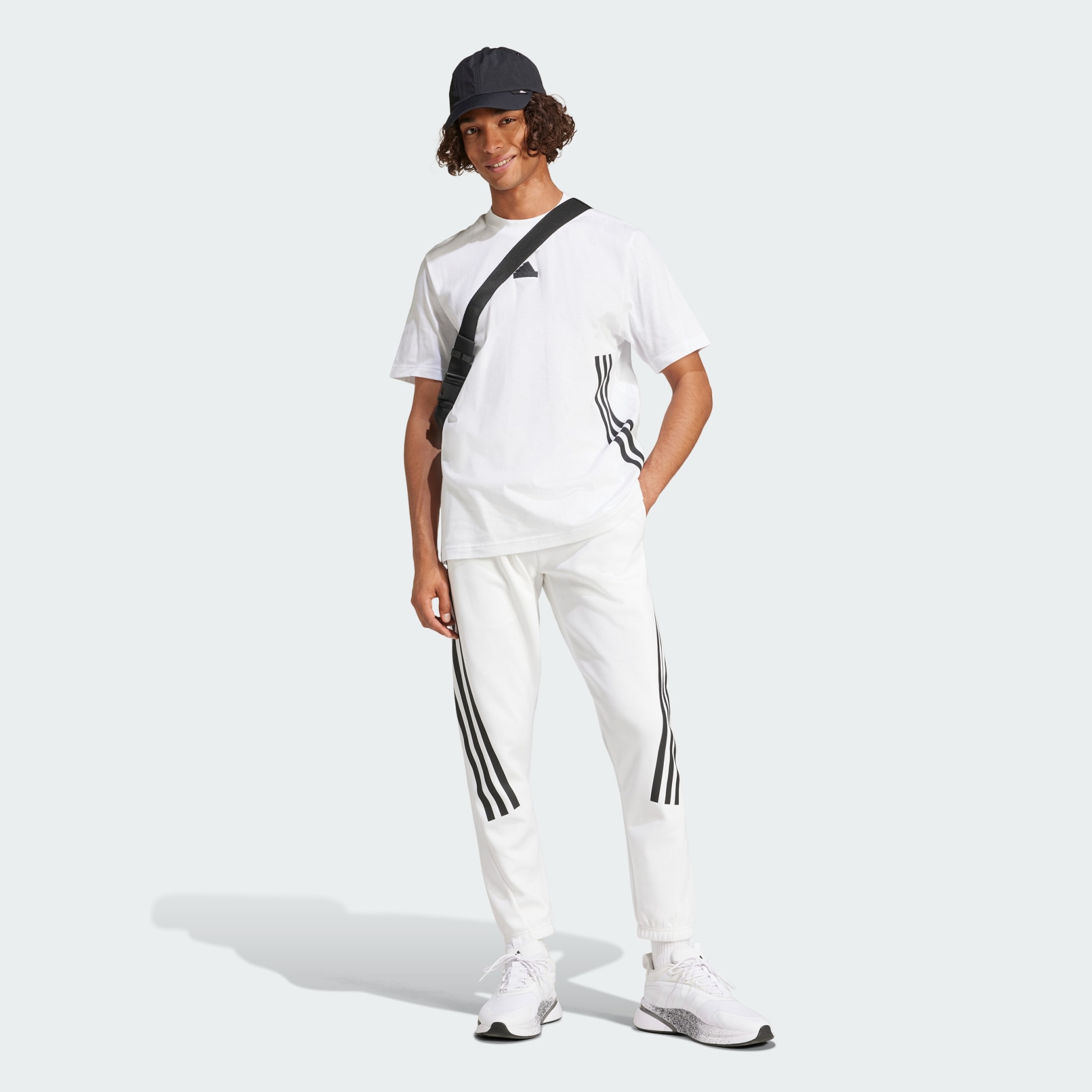 adidas Future Icons 3-Stripes Tee - White | adidas UAE
