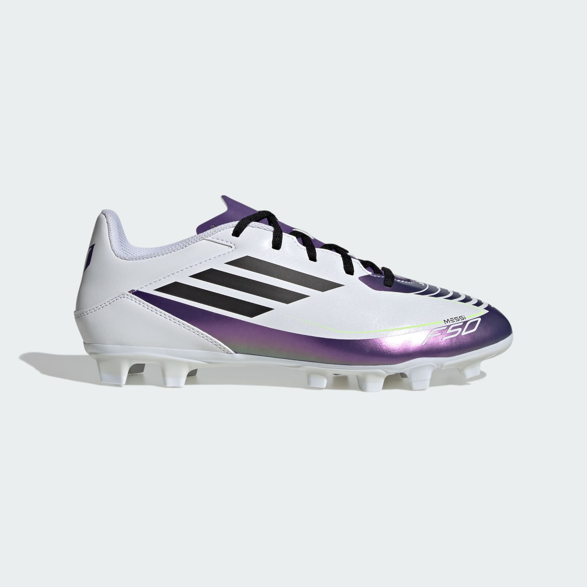 Shoes - F50 Club Messi Flexible-Ground Boots - White | adidas Saudi Arabia