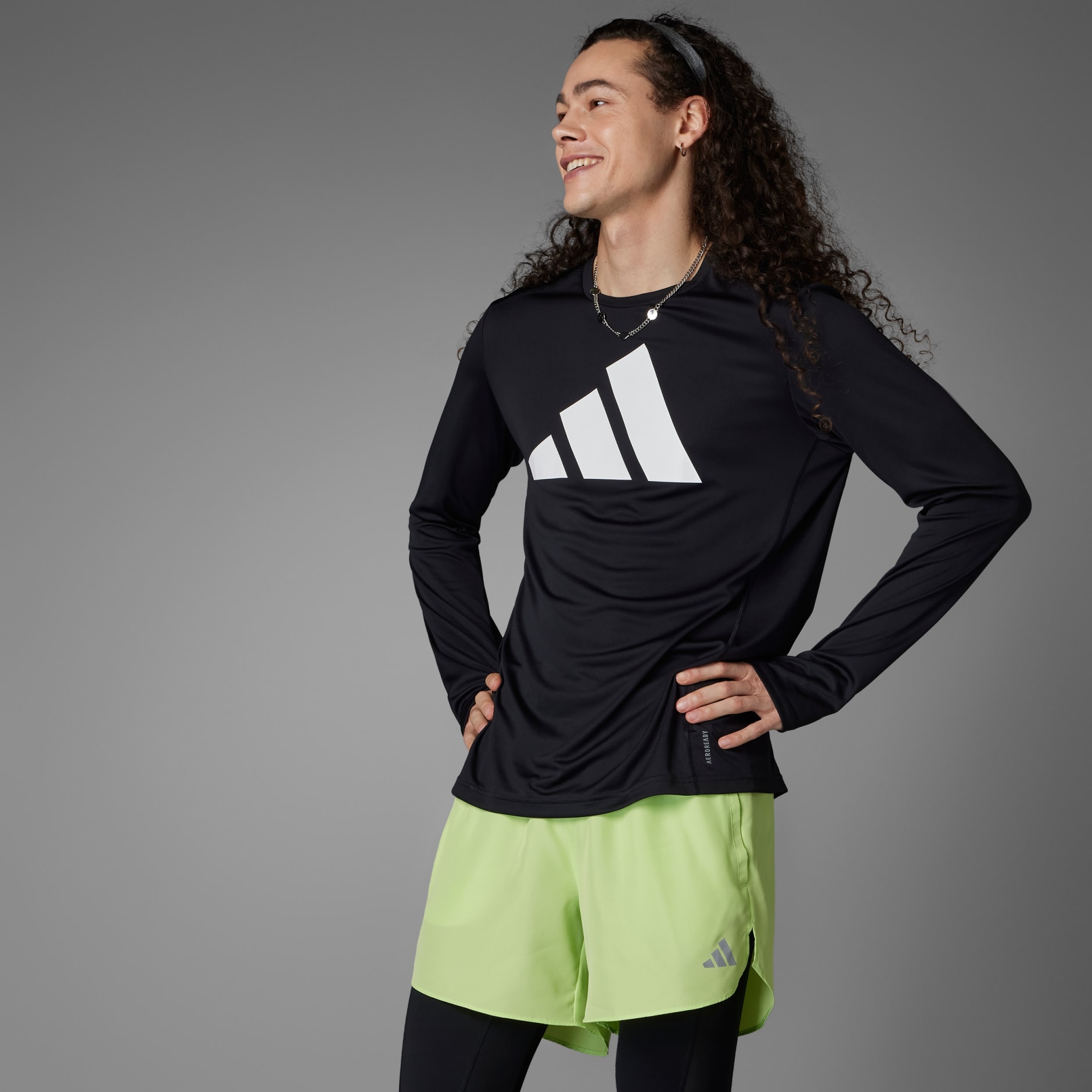 Clothing - Run It Shorts - Green | adidas South Africa