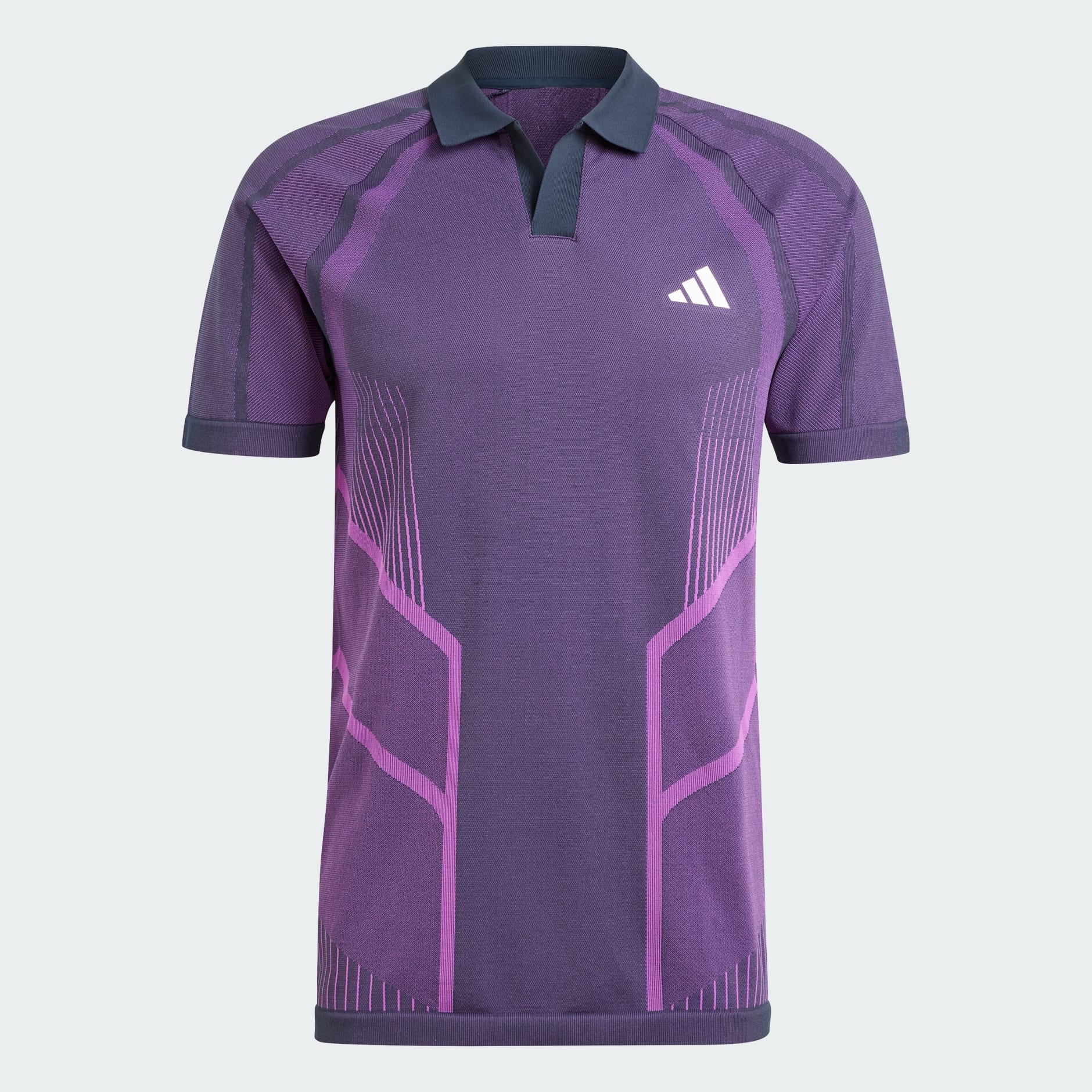 Clothing - Tennis Pro Seamless AEROREADY FreeLift Polo Shirt - Blue ...