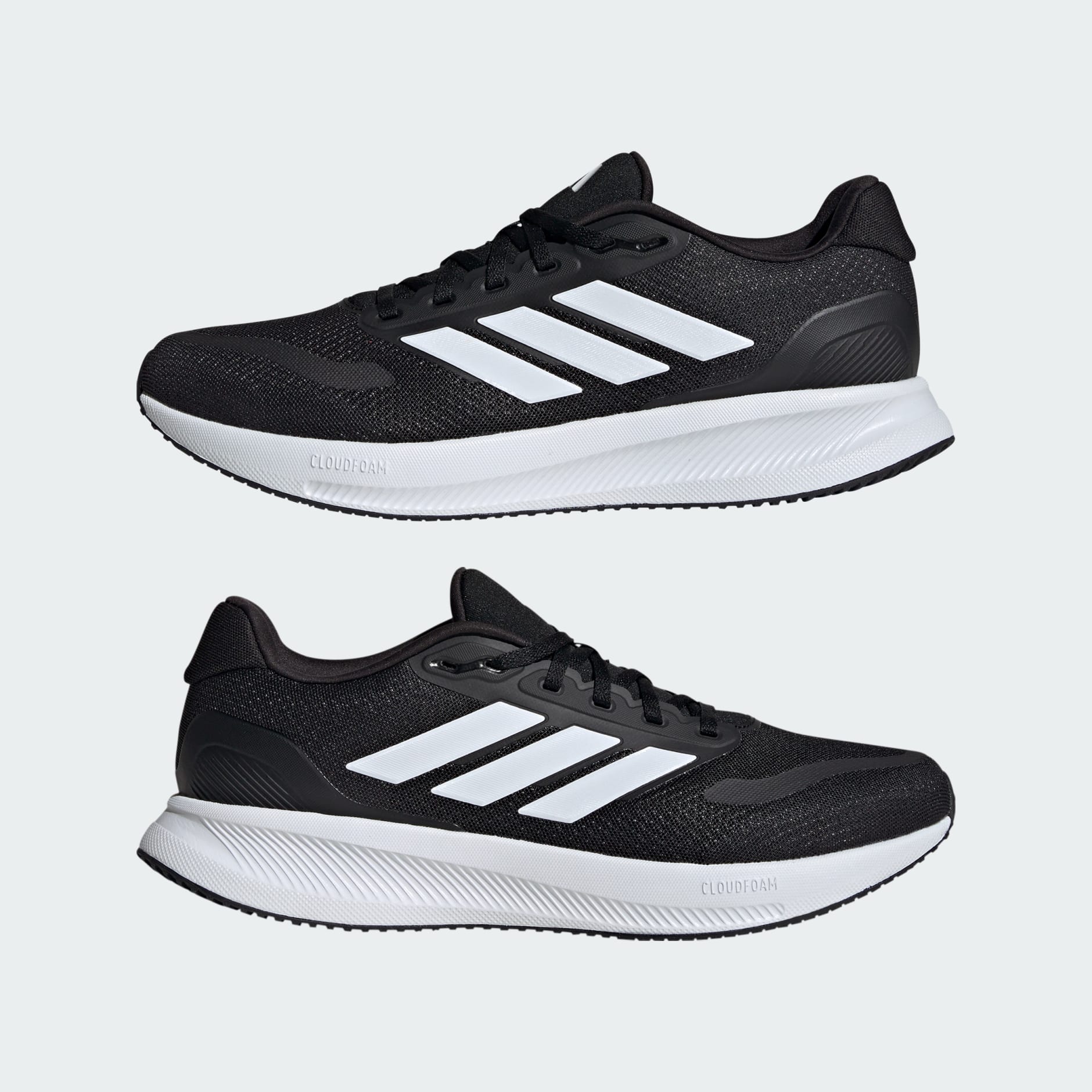 adidas Runfalcon 5 Wide Running Shoes - Black | adidas TZ
