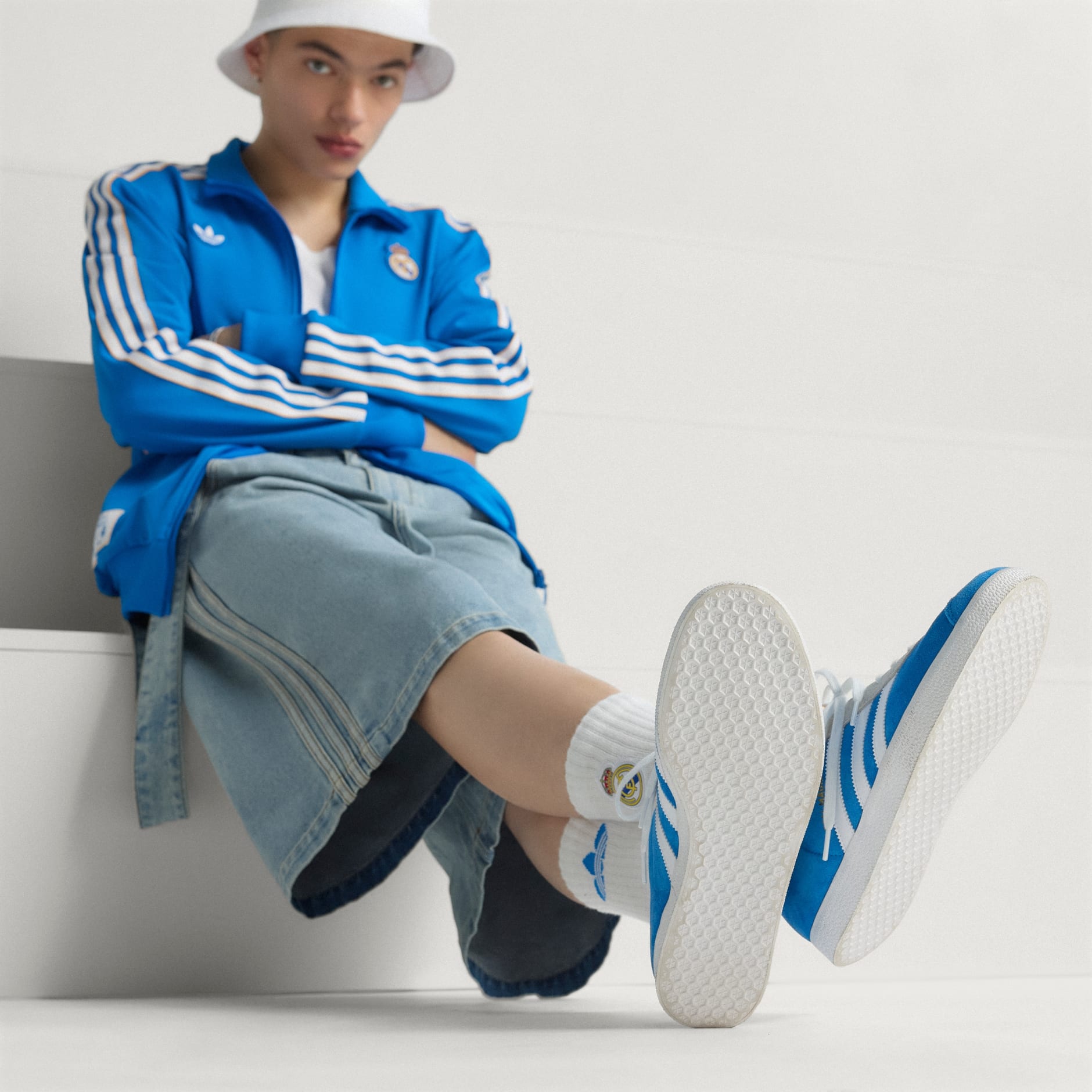 Shoes - Gazelle Real Madrid Shoes - Blue | adidas Oman