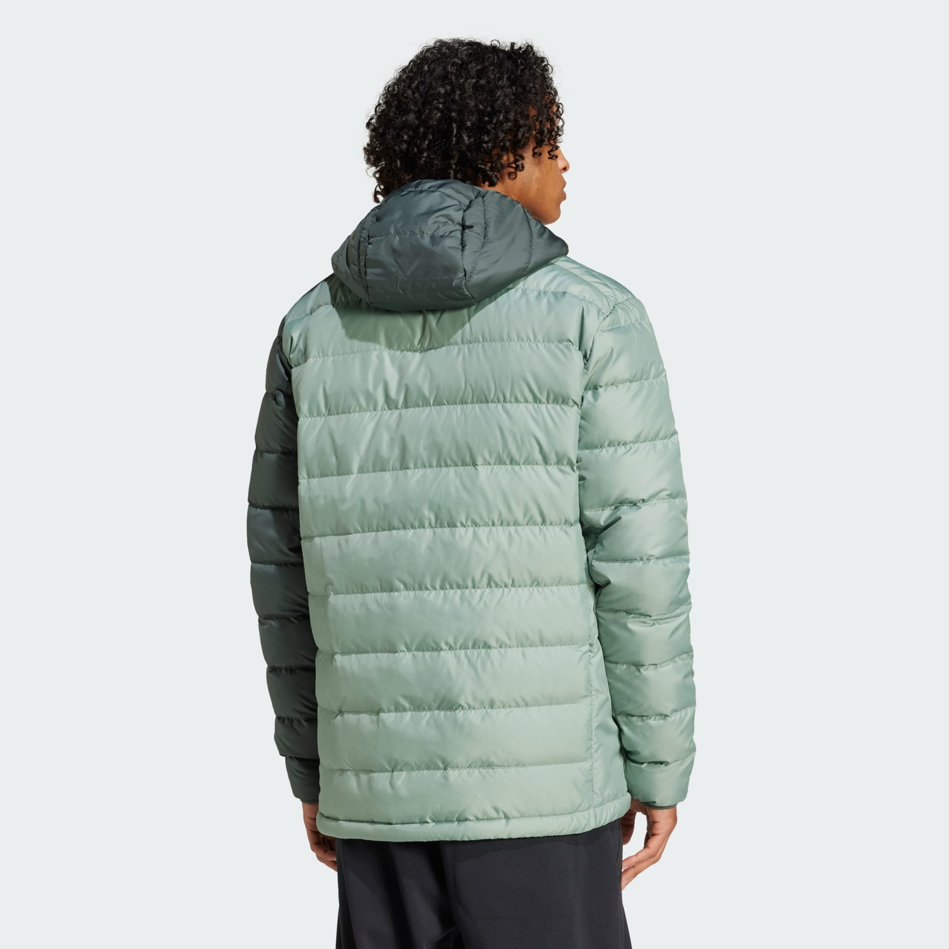 Clothing - Terrex Multi Light Down Hooded Jacket - Green | adidas South Africa