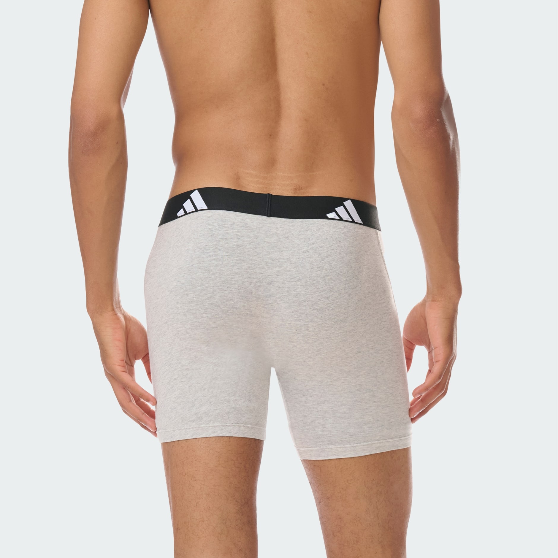 adidas ACTIVE FLEX COTTON BOXER BRIEF 3 PACK UNDERWEAR - White | adidas UAE