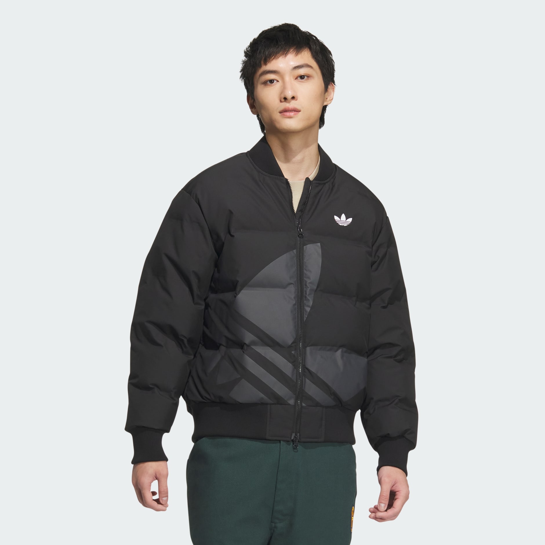 Chillax Logo Lightweight Down Jacket (Gender Neutral) - Black | adidas Hong Kong