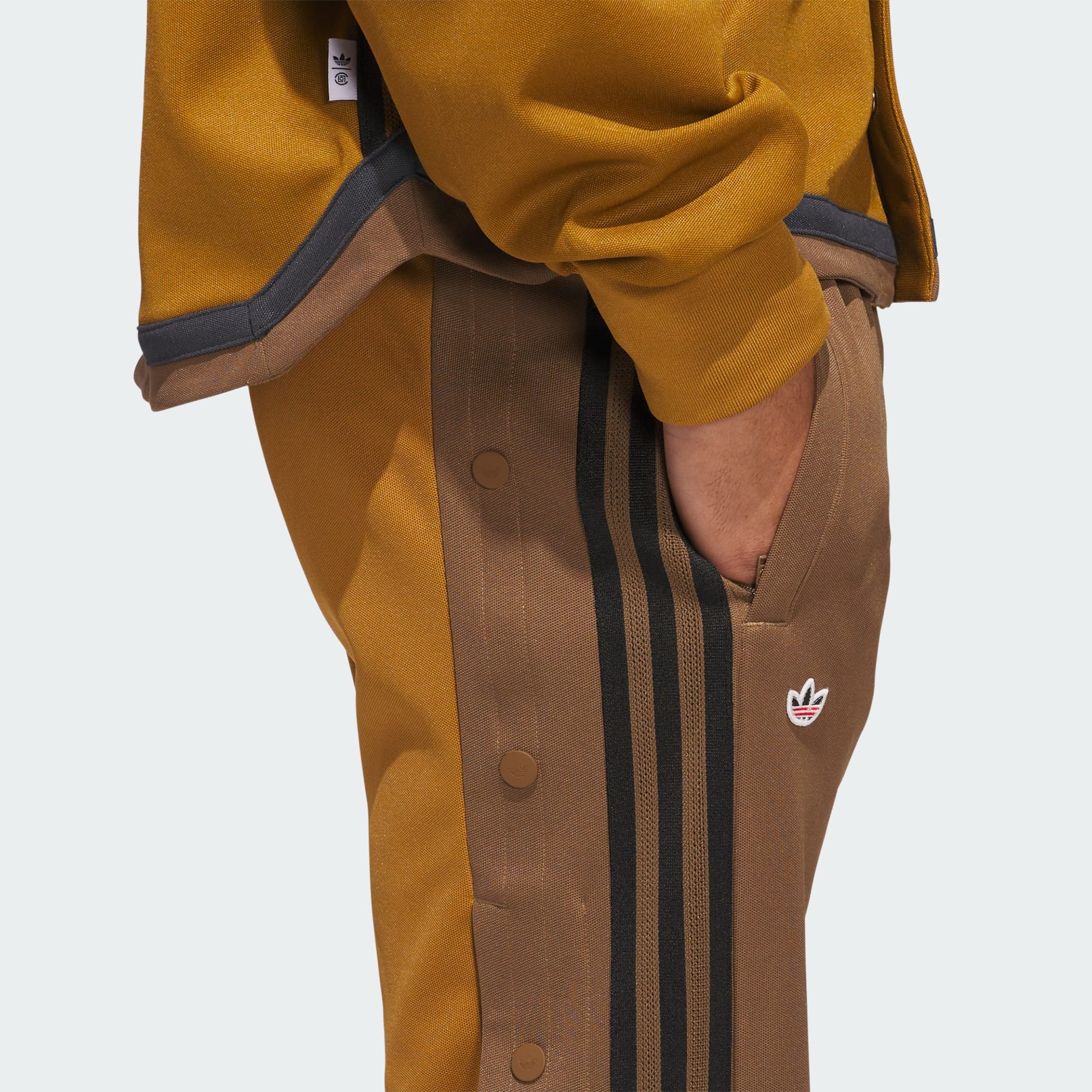 Clot Adibreak Pants by Edison Chen (Gender Neutral) - Brown | adidas ...