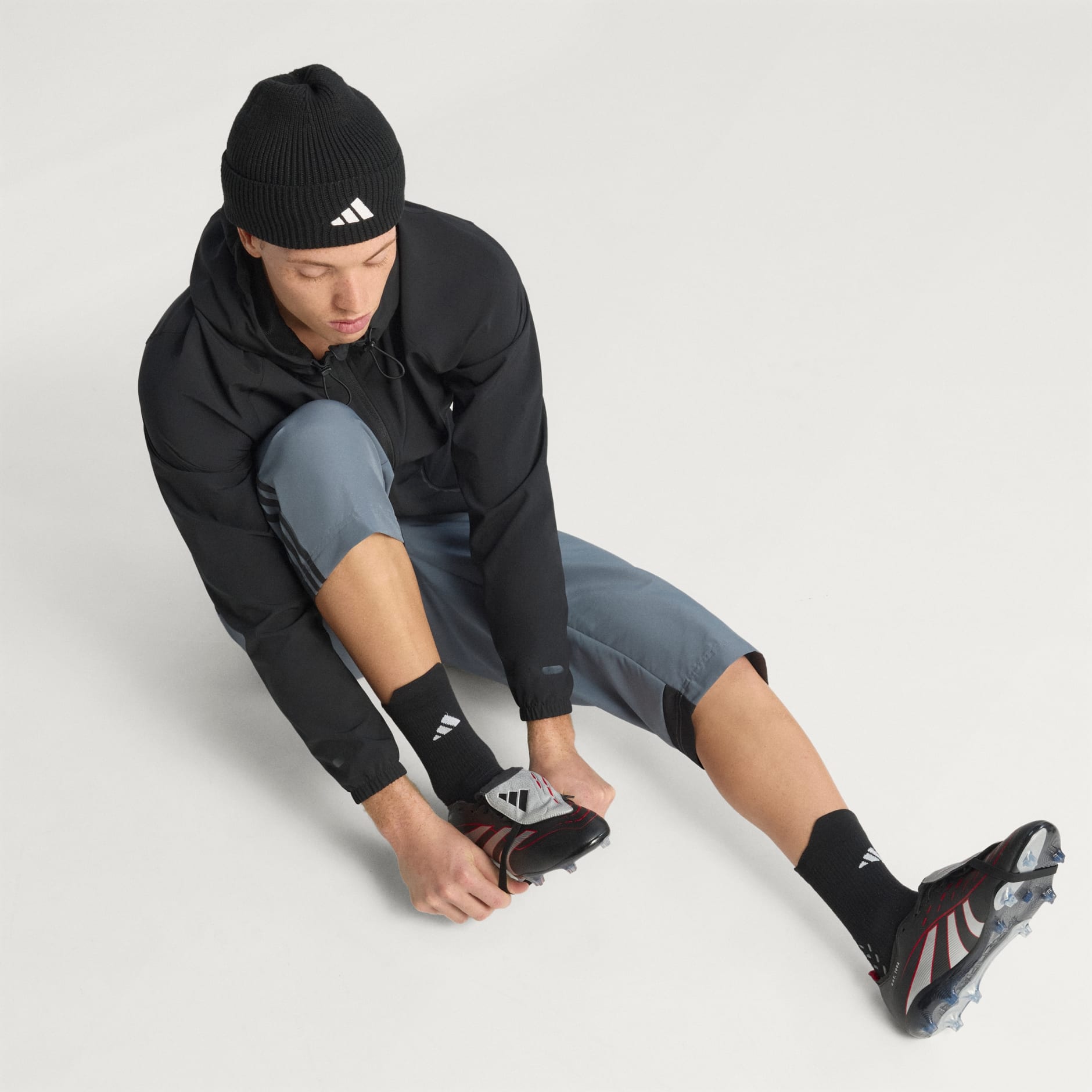 adidas Predator Obsidian Strike Fold-Over Tongue Firm Ground/Multi ...